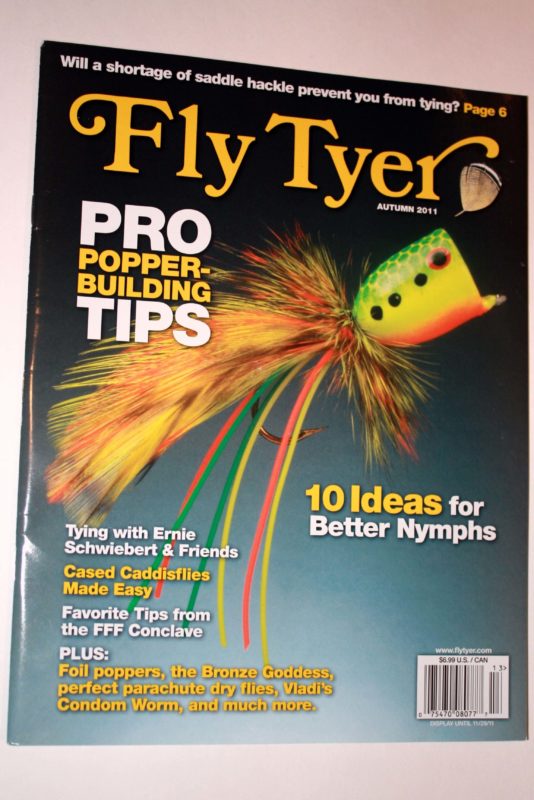 Fly Tyer Magazine, Autumn 2011, Walt Cary’s Fire Tiger Popper ...